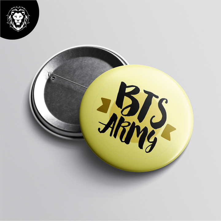 Bts Badges For Bts Army Round badge 2.25 Inch | Daraz.pk