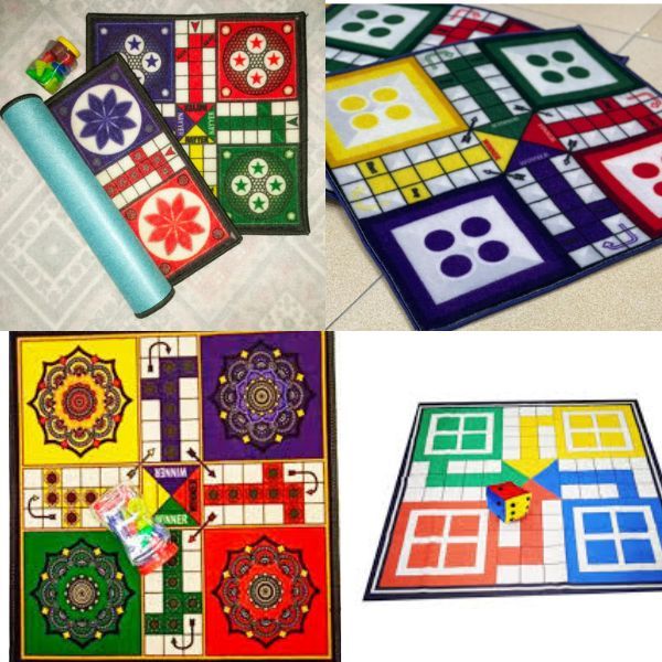 Large Ludo Matt with ludo for All ages | Daraz.pk