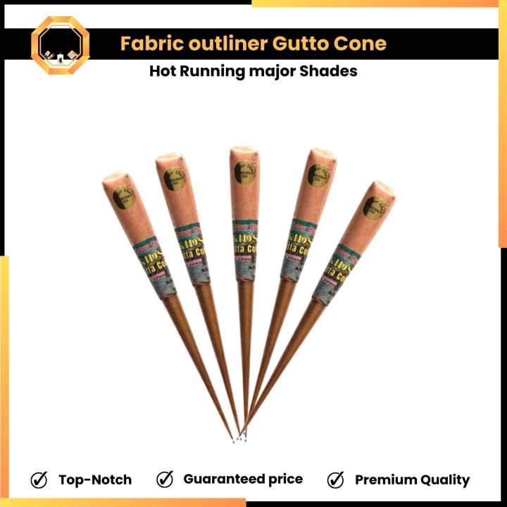 Premium Fabric Gutta Outliner Cone | High-Precision Tube for Bold ...
