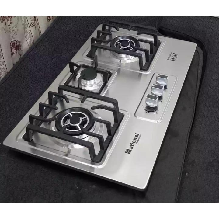 New Q National 3 Burner Kitchen HOB Auto Ignition - Lifetime Color ...