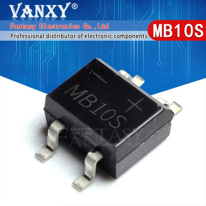 50PCS MB10S SOP-4 1000V 0.5A MB6S MB8S bridge rectifier | Daraz.pk