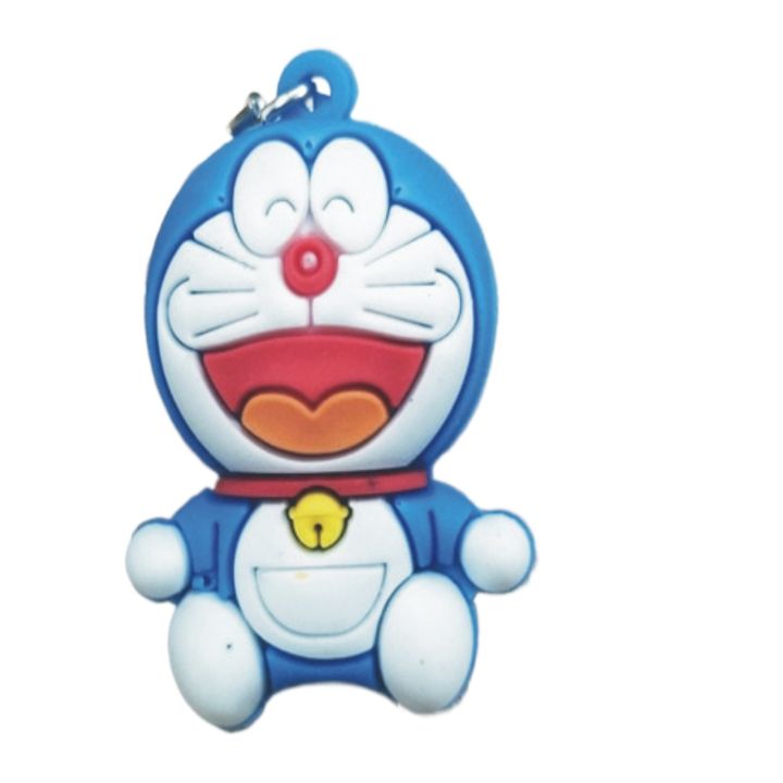 NEW TREND STYLE DOREAMON Cartoon Character 3D Rubbers Keyring Emoji Key ...