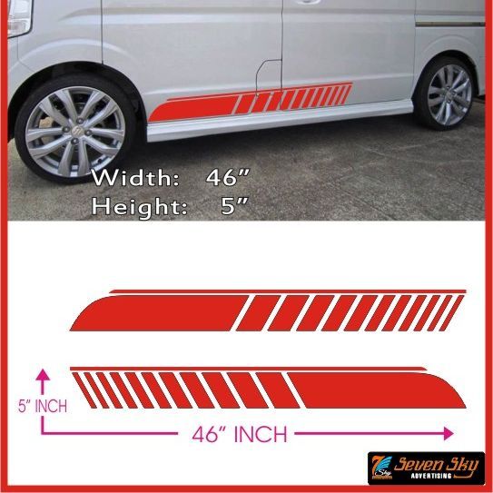 Car Side Body Stickers WAGON R Buddy Van Mini Car Hybrid Car Sports Car ...
