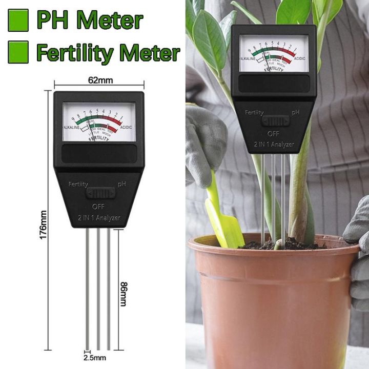 2 In 1 Soil Fertility Detecter for Nitrogen Phosphorus Potassium ...