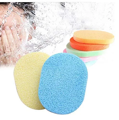 2pcs Facial puff Face Deep Cleaning Washing Sponge Makeup Foundation ...