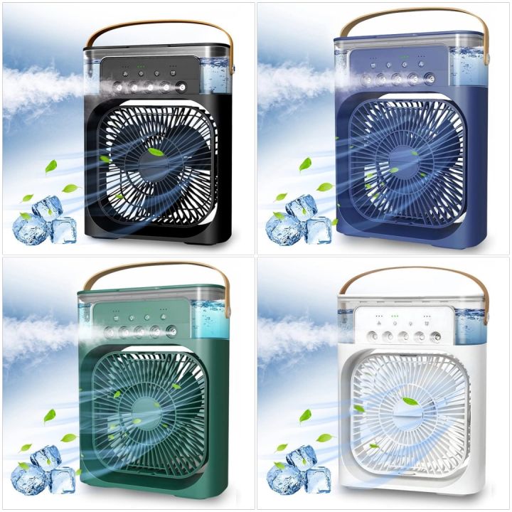 3-in-1 Portable Air Conditioner Fan | USB Mini Air Cooler, Humidifier ...