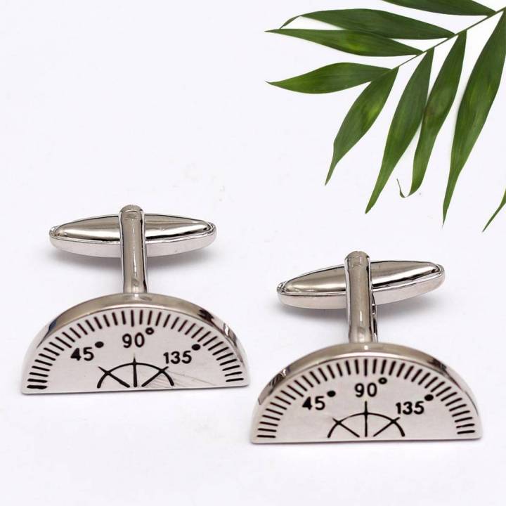 Protractor Cufflinks for Engineers/Architects | Daraz.pk