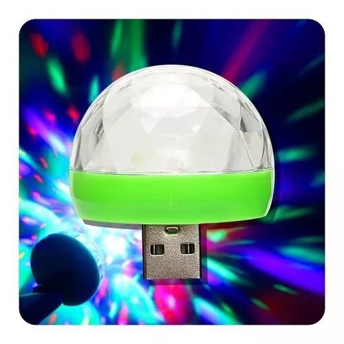 USB Party Lights Mini Disco Ball,Led Small Magic Ball Sound Control DJ Stage Light Colorful ...