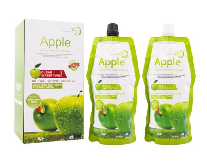 Apple Hair Color 72 Natural Black and Dark Brown ( UAE 🇦🇪 imported ...