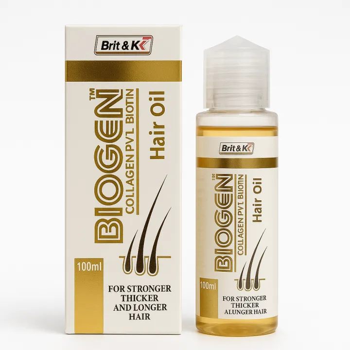 Biogen Collagen Plus Biotin Hair Oil By Brit&K | Daraz.pk