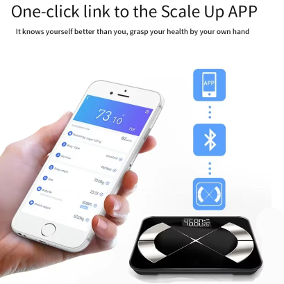 Electronic Scale Smart Bluetooth Human Weight Scale Household for Body ...