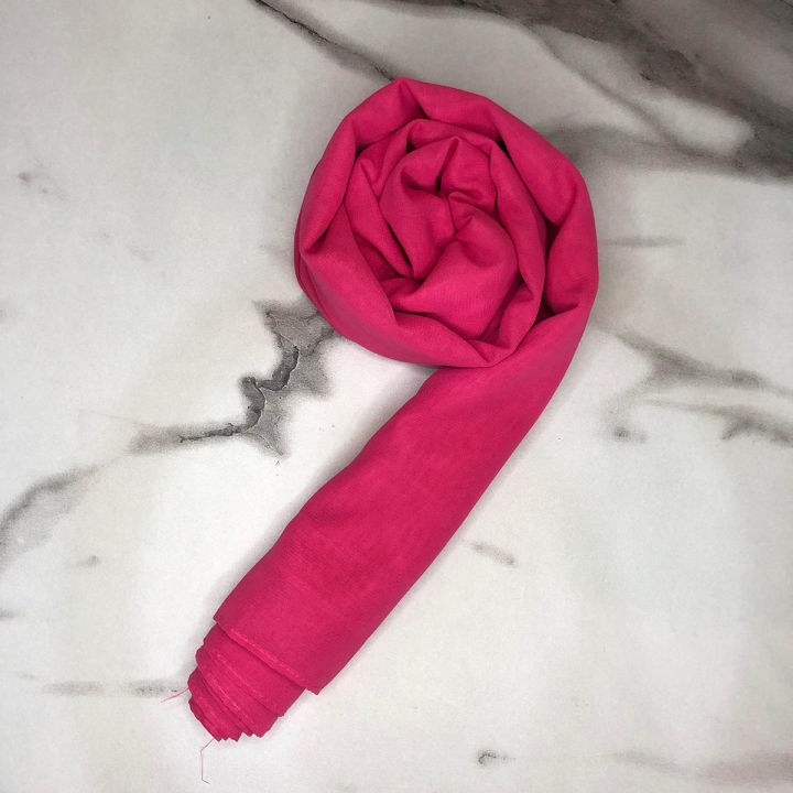 Chiffon Georgette Hijab Scarf for girls Easy to wear Double Loop Plain ...