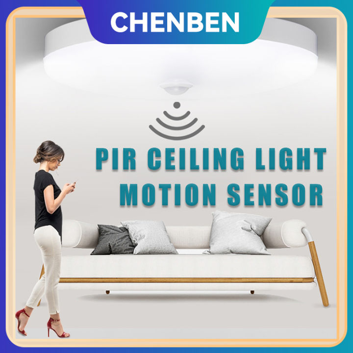 Motion Sensor LED Ceiling Light 15W 20W 30W 40W Cold White Surface ...