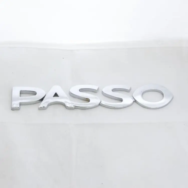 "High-Quality Passo Logo Emblem - Genuine Car Badge for Toyota Passo ...