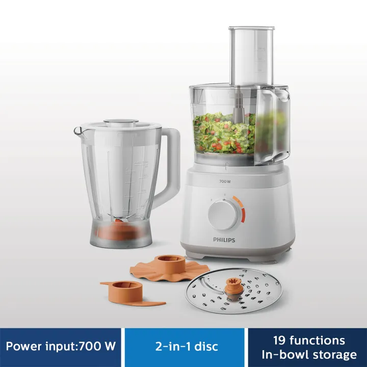 Philips Compact Food Processor HR7320 - 700 Watts - 19 Functions | Daraz.pk