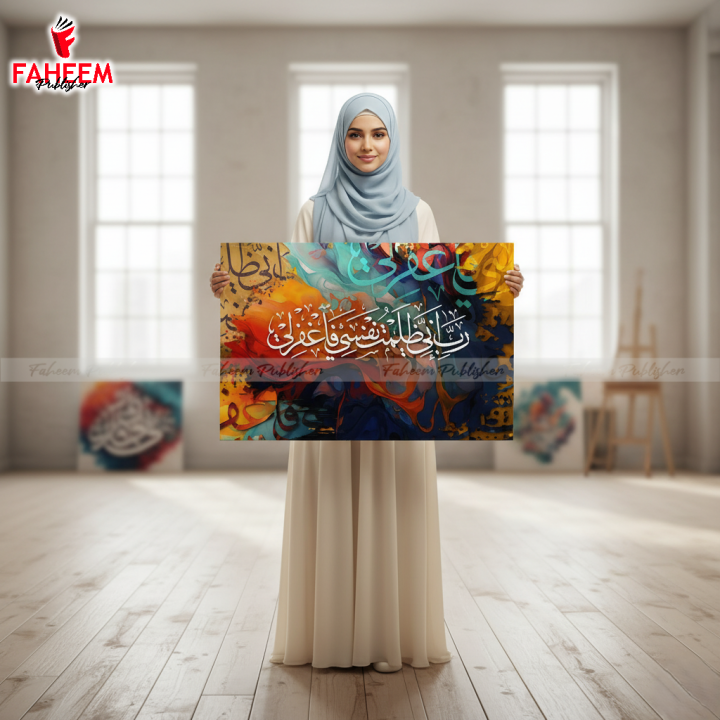 Bakhshish Ki Dua - Hand Made Islamic Calligraphy Canvas Art | Faheem ...