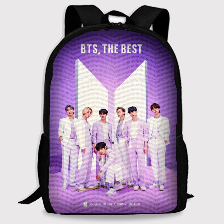 BTS The Best Army Backpack With Laptop Partition Digital Printed Bag ...