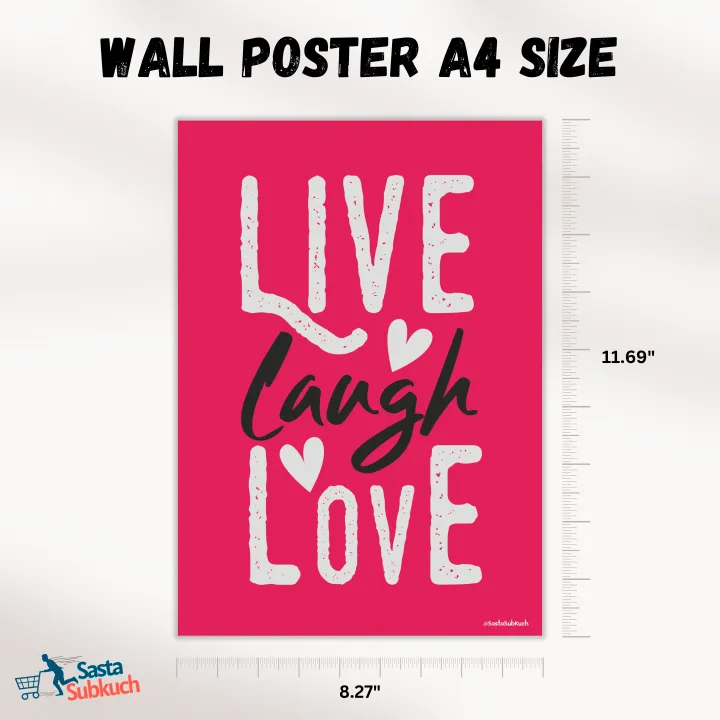 Live laugh love Posters vintage aesthetic Posters vintage | Daraz.pk