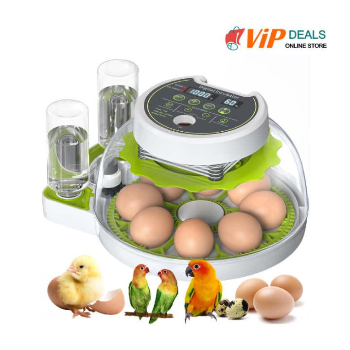 8 - 52 chiken Eggs New Intelligent Automatic Egg Incubator 60W Dual Power 12v DC 220V | Daraz.pk