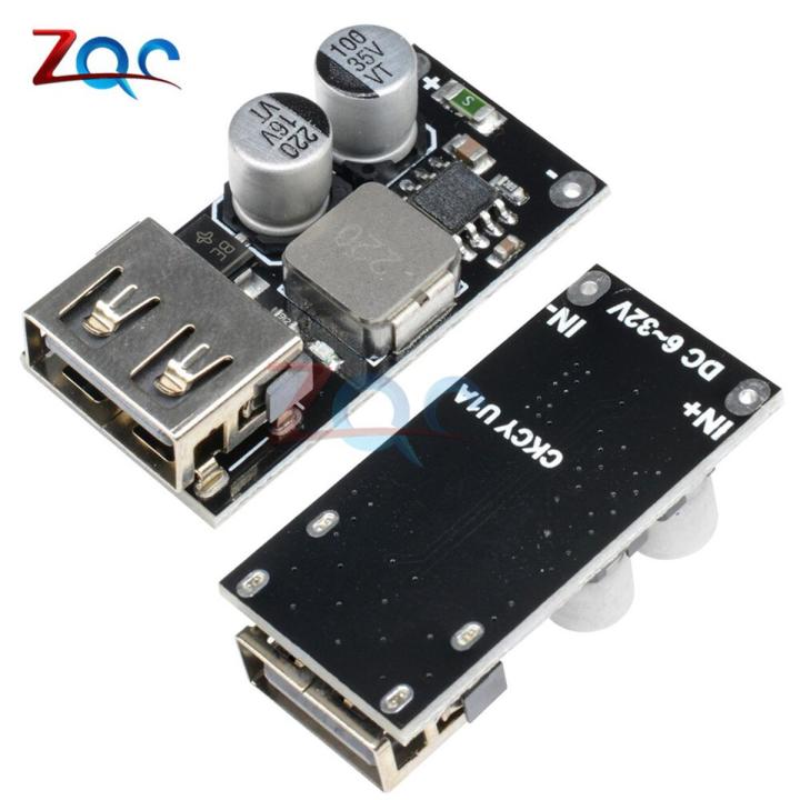 USB QC3.0 QC2.0 DC-DC Step Down Buck Converter Charging Module DC 6-32V 9V 12V 24V to Fast Quick ...