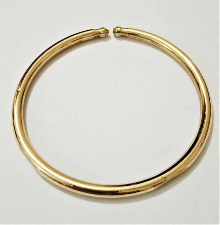 Light Weight Gold/Silver Color Open Cuff Bracelet/Kara For Men And Boy ...