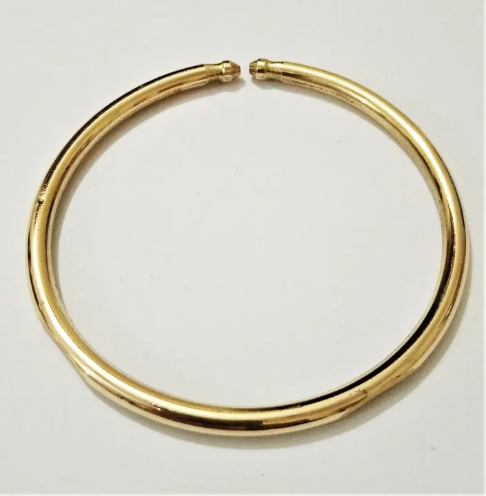 Light Weight Gold/Silver Color Open Cuff Bracelet/Kara For Men And Boy ...