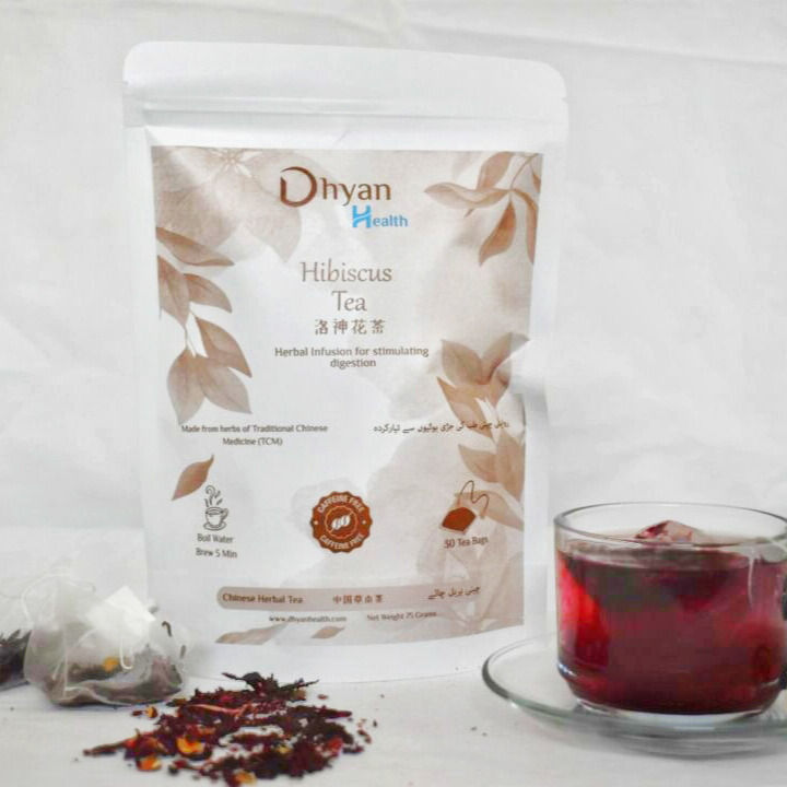 Hibiscus Tea by Dhyan Health | Flower Tea | Digestive Support ...