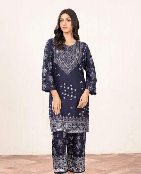 Samar's Fashion Trendy Stitched New Chunri Printed 2pc Dress For Women and Young Girls Classy ...