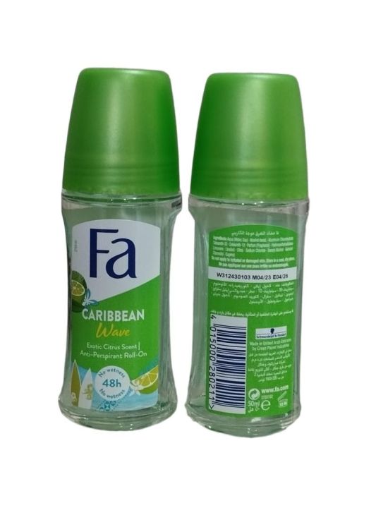FA Caribbean Lemon Antiperspirant Roll-On 50ml - Henkel Dubai | Daraz.pk