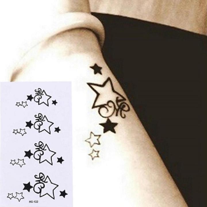 Temporary Star Tattoo Water Proof Tattoo Body Tattoo | Daraz.pk