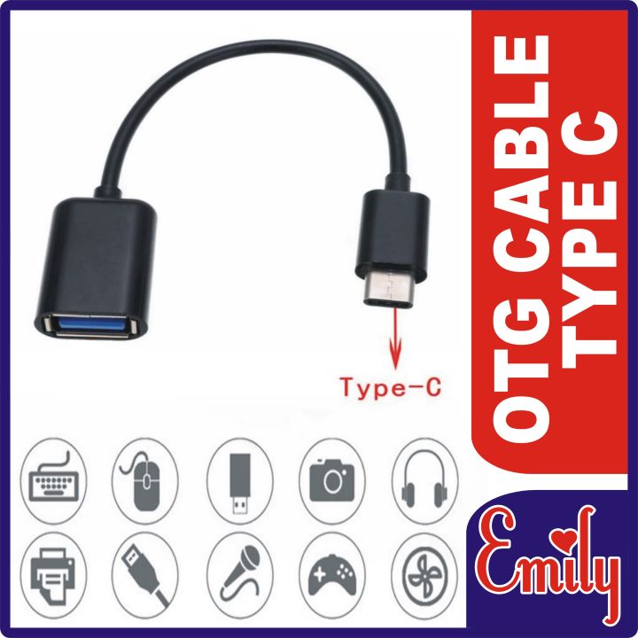 TYPE C OTG CABLE FOR ALL MOBILES IMPORTED JUST PLUG AND USE USB TO TYPE ...