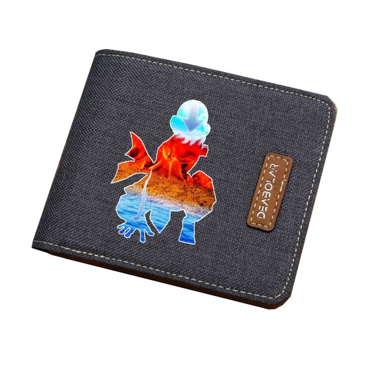 anime Avatar cartoon Wallet Women Men canvas wallet teenagers Short ...