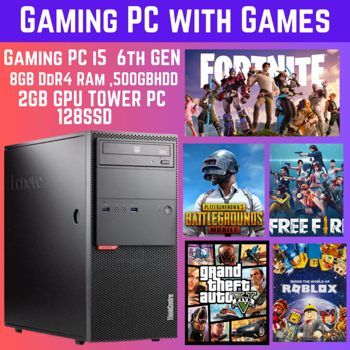 High-Performance Gaming PC | Core i5 6th Gen | 2GB Graphics Card | 8GB ...