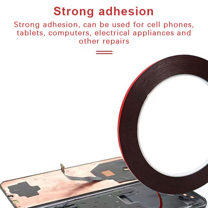 10m Length Sticker Double Side Adhesive Tape Fix For Cellphone Touch ...