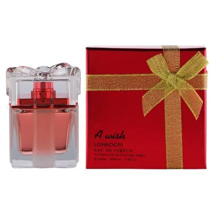 Lonkoom A Wish Red Perfume For Women – 100 ml | Daraz.pk