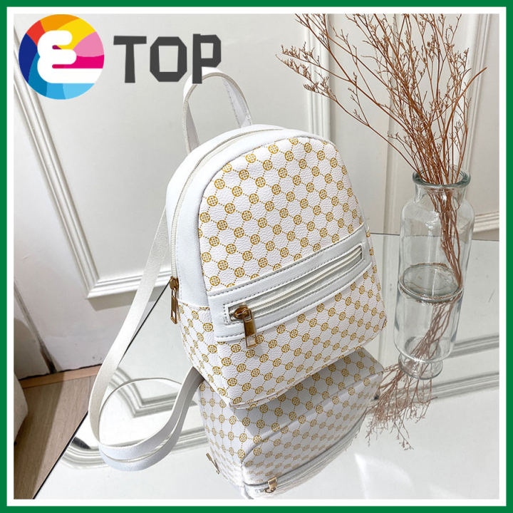 Women's small change backpack winter Korean style personalized printing ...