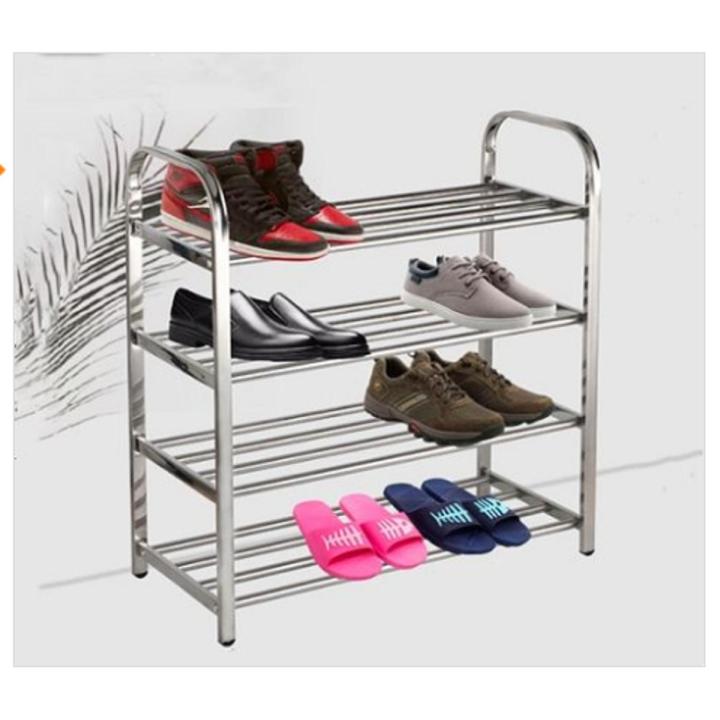 Stainless Steel 4 Layers Shoes Rack | Daraz.pk