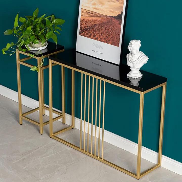 Narrow Rods Console Table Modern Style Console Metal Console | Daraz.pk
