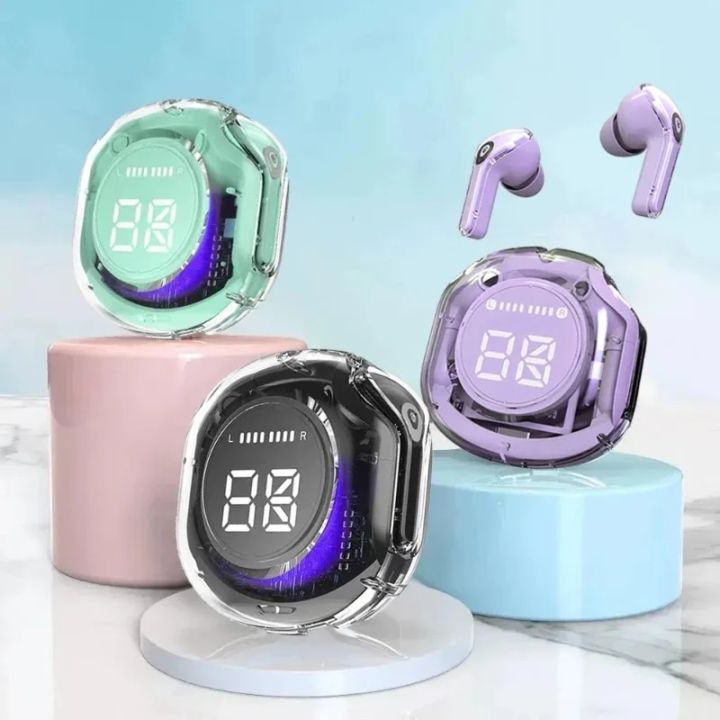 Ultrapods Pro Air 39 Earbuds Air pods Transparent Glass Body Wireless ...