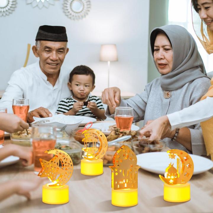 Portable Led Candle Night Light Unique Festive Eco-Friendly Ramadan ...