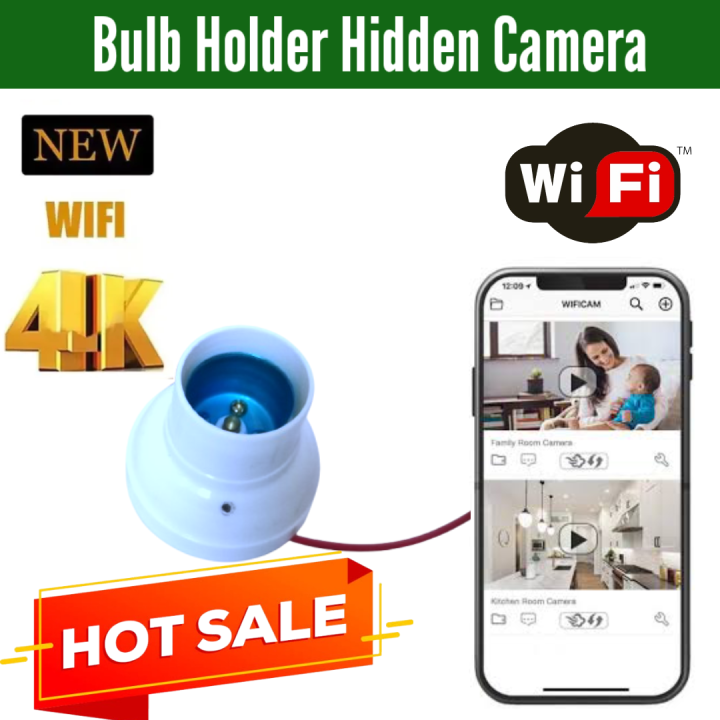 bulb holder Wifi bulb holder Camera 1080P Security Monitoring Wireless ...
