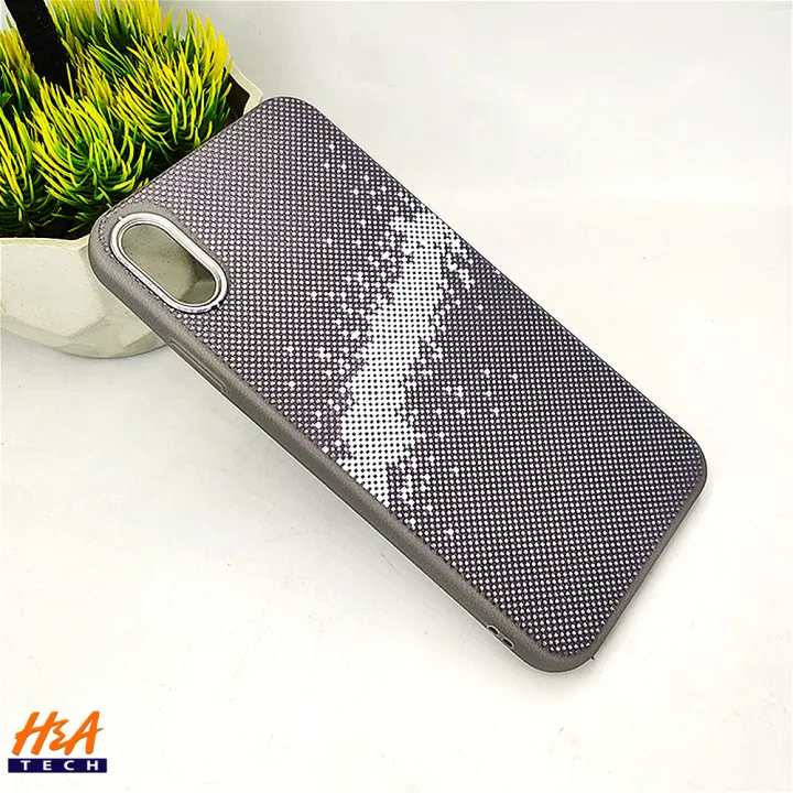 iPhone XS Max Fiber Fusion Stripe Edition Back Case (Natural Titanium ...