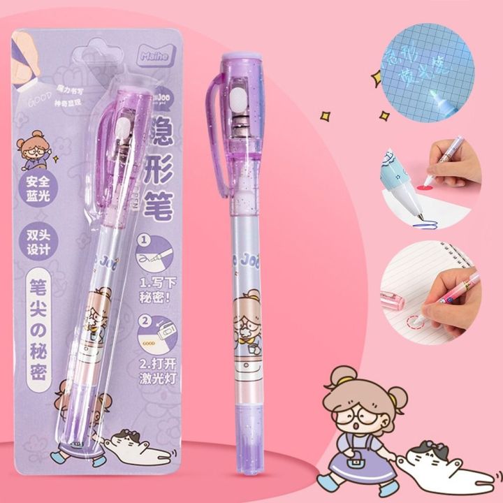 Funny Mysteriously Disappearing Cute Invisible Marker Led UV Lamp With ...