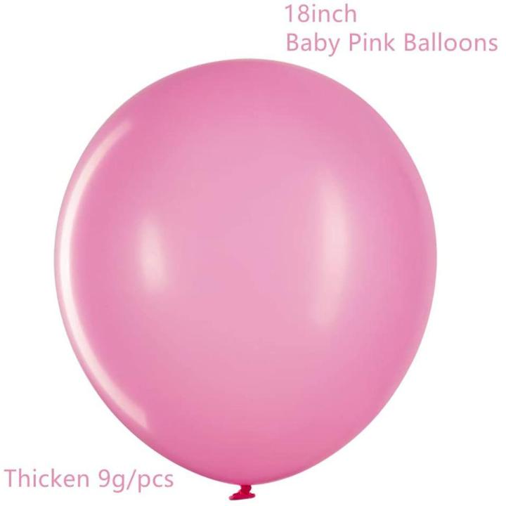 18 Inch Pink Jumbo Big Balloons Thick Latex Balloons for Photo Shoot ...