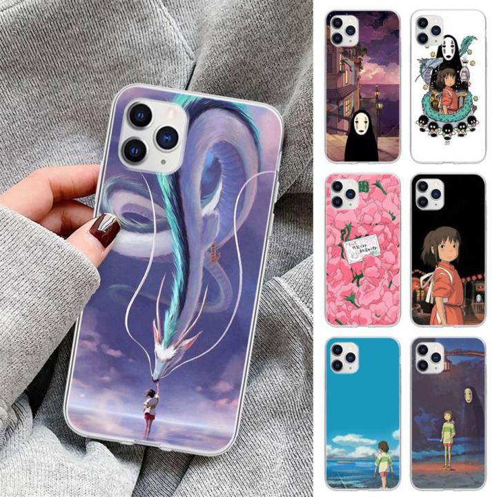 Japan Anime Chihiro Spirited Away Transparent Mobile Phone Cover Case ...