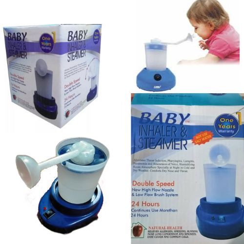 Baby Inhaler and Steamer Double Speed With New High Flow Nozzle & Low ...