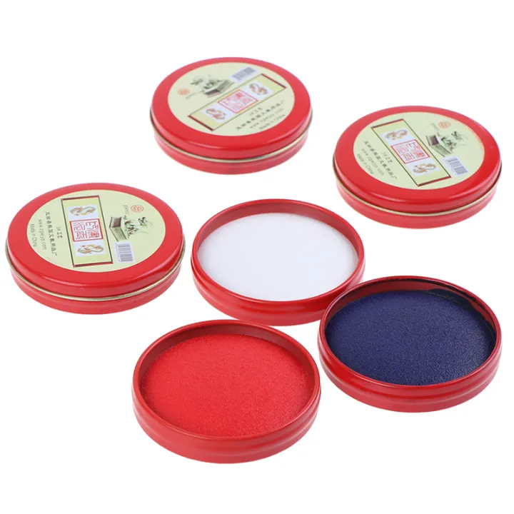 Calligraphy Chinese Yinni Pad Stamp Vermilion inkpad Seal Painting Red ...