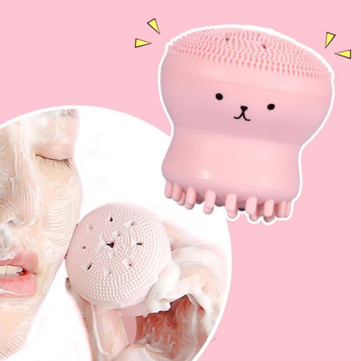 Silicone Facial Cleansing Brush Face Cleaning Makeup Cleaner Tool Deep ...