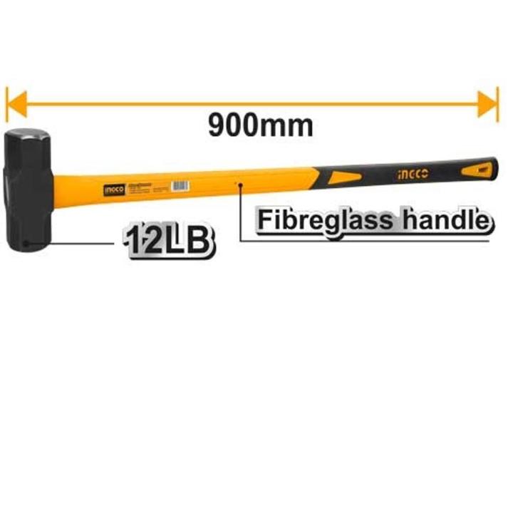 INGCO Sledge Hammer 12 LB - HSM01598 - MS | Daraz.pk