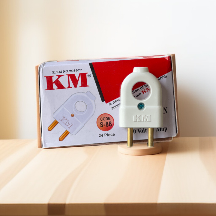KM 2Pin Male Shoe, 2Pin Plug Male (Shoe), 2 Pin Shoe Plug for ...